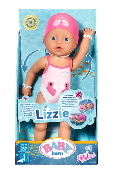 Baby Born - Swimming Lizzie Doll - Grandpa's Toys — Grandpas Toys Geraldine