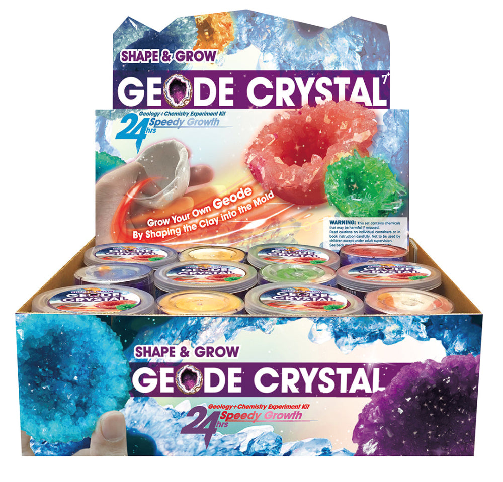 Shape & Grow Geode Crystal Kit - Grandpas Toys Geraldine