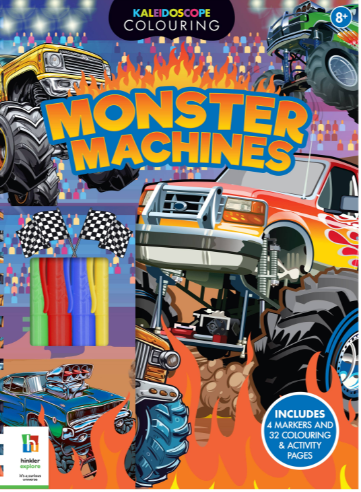 Monster Machines Colouring Kit - Grandpas Toys Geraldine