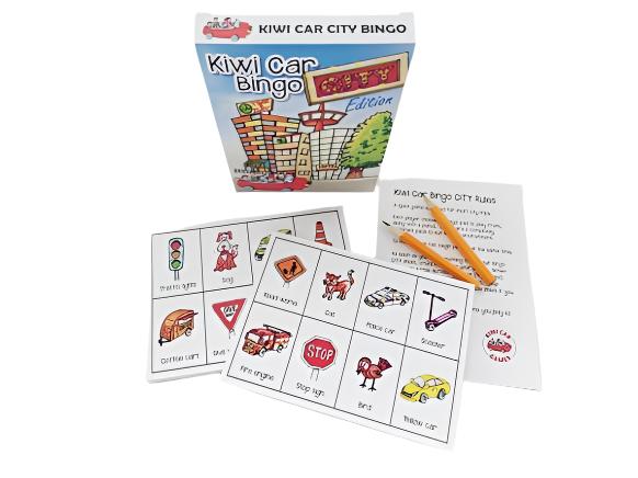 Kiwi Car Bingo - City Edition - Grandpa's Toys — Grandpas Toys Geraldine