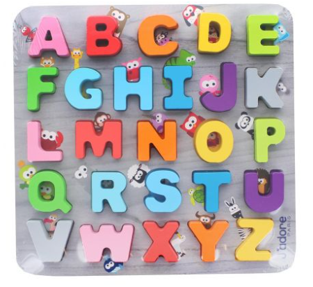 Wooden Alphabet Puzzle - Grandpas Toys Geraldine
