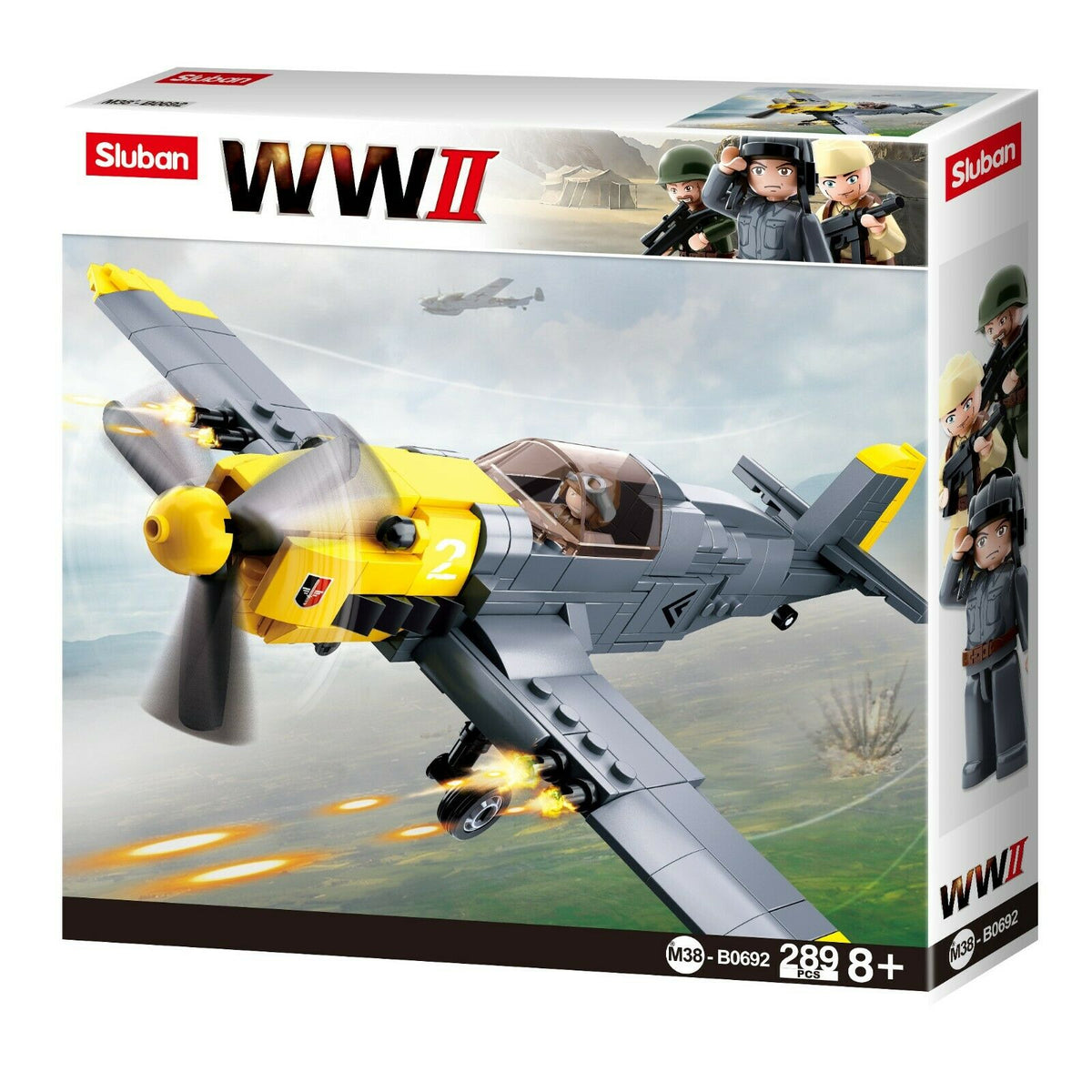 Sluban WW2 Plane Messerschmitt - Grandpas Toys Geraldine